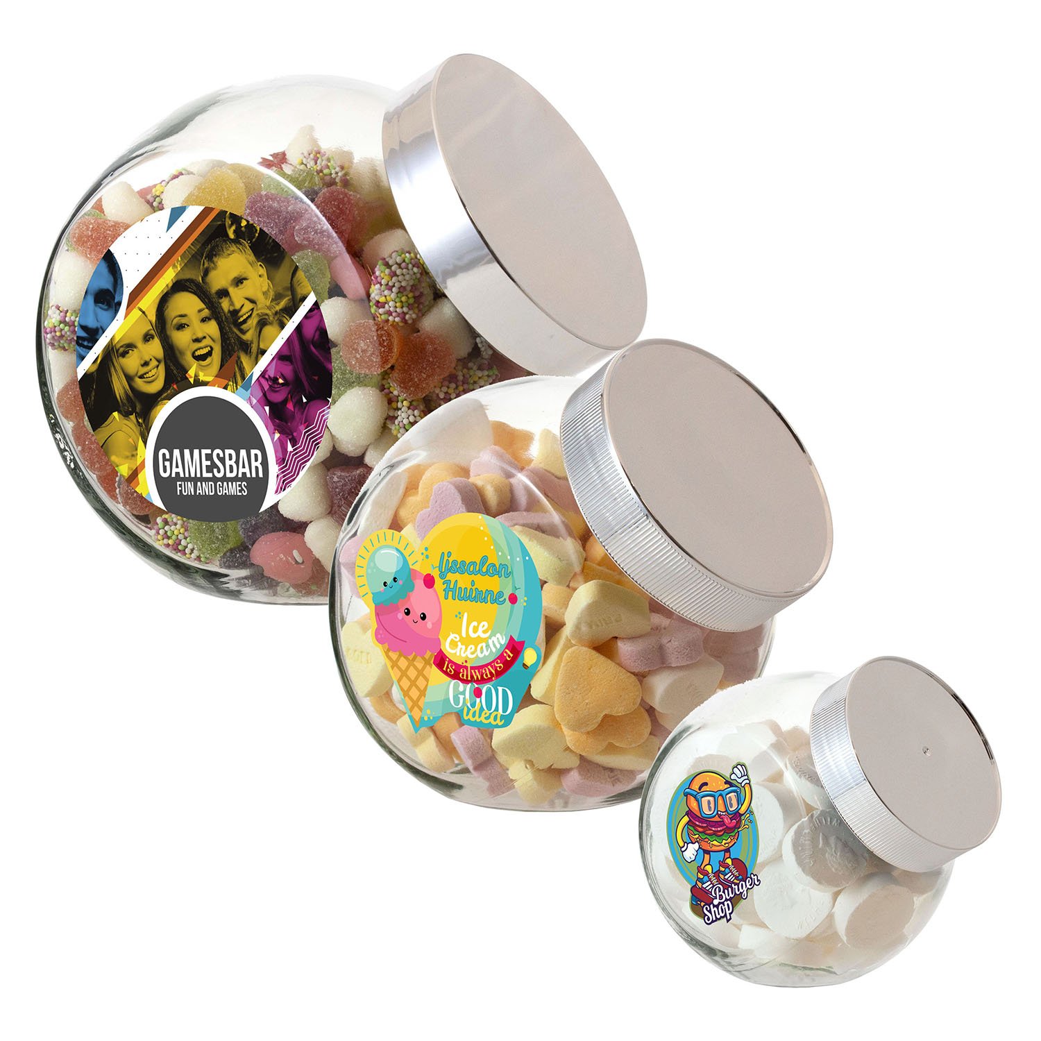 Snoeppotten met jouw logo | PrintSimple