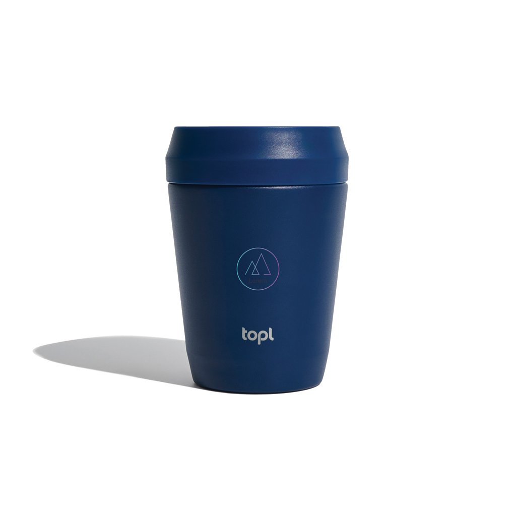 Topl recycled steel 235ml to go tumbler 360 lid | PrintSimple