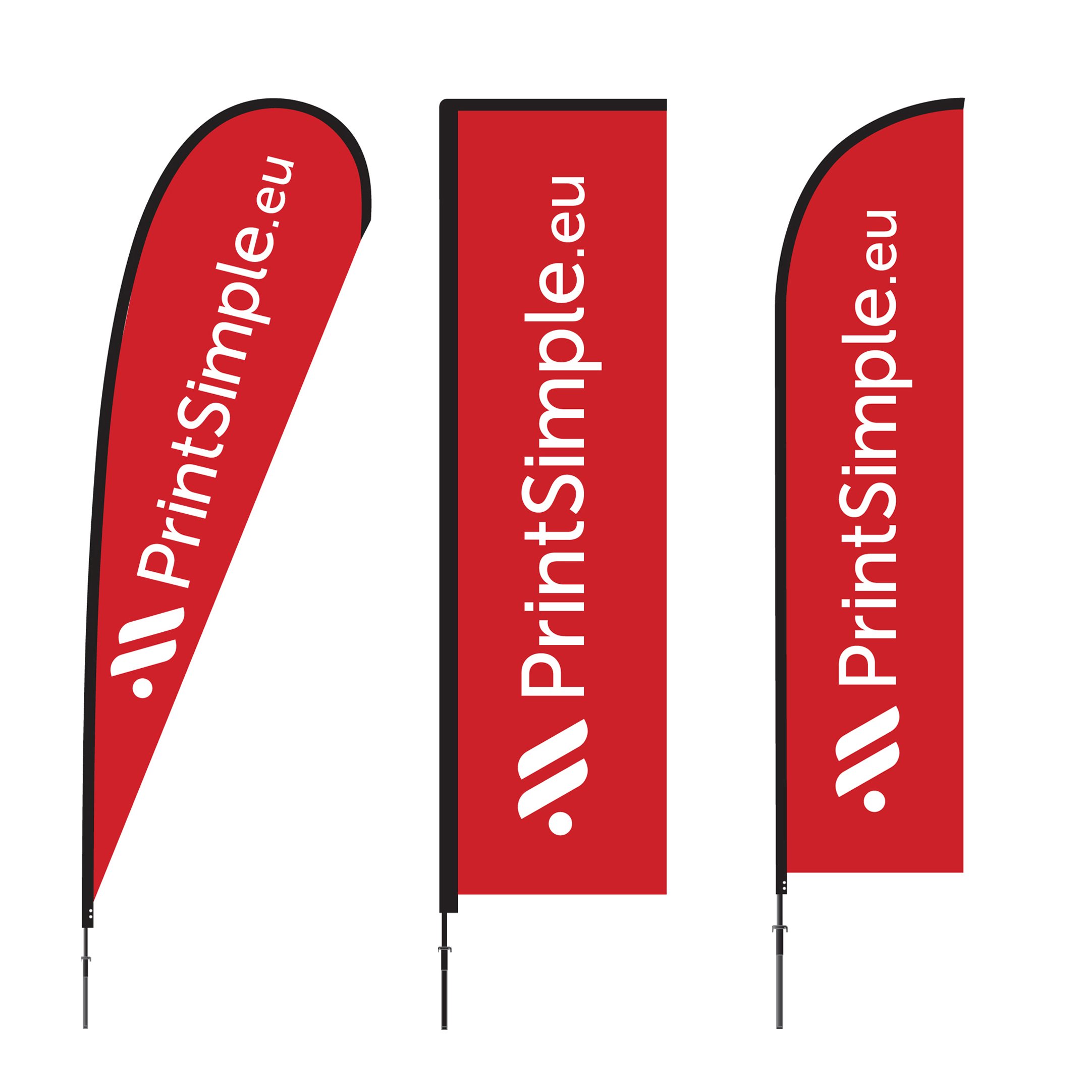 Customize & order beach flags | PrintSimple