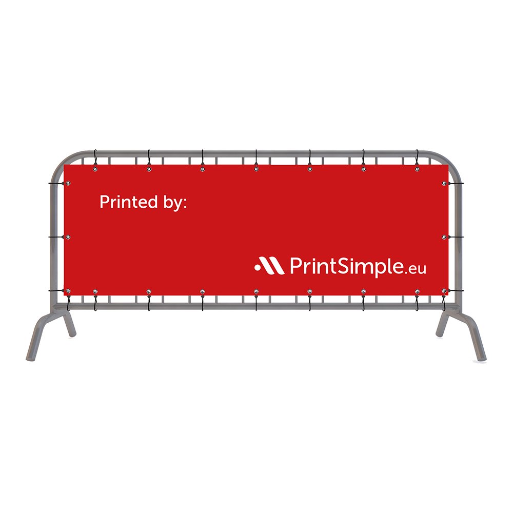 Absperrgitter Banner | PrintSimple