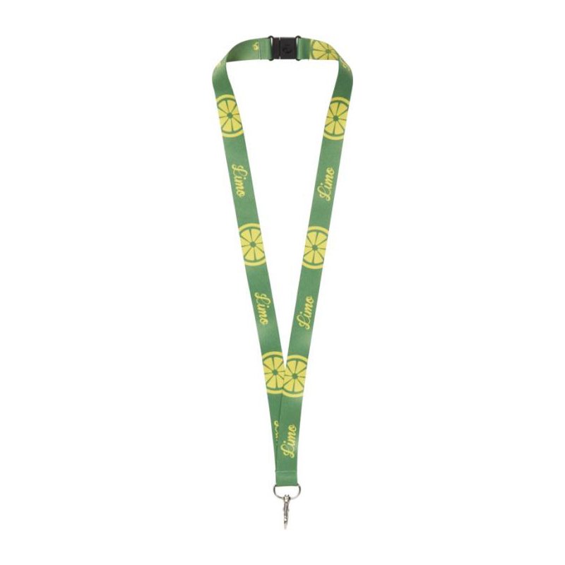 Bullet Addie full-color lanyard with safety breakaway 10mm | PrintSimple