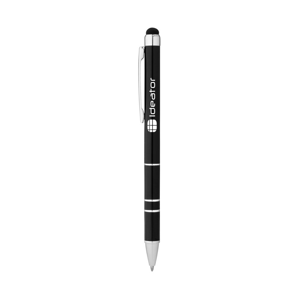Bullet Charleston stylus ballpoint pen, blue ink | PrintSimple