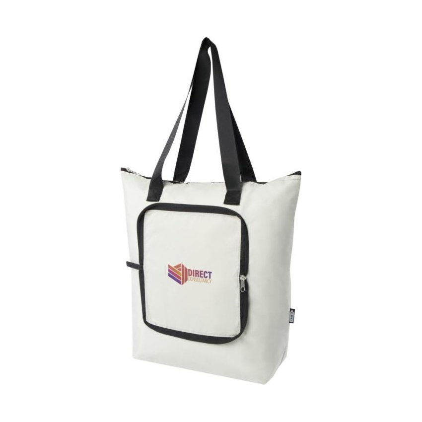 Bullet EcoFold RPET foldable cooler tote bag 15L | PrintSimple