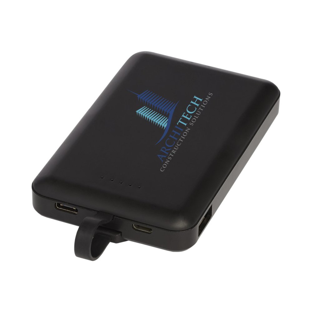 Bullet Kano 5000 mAh wireless power bank with 3-in-1 cable | PrintSimple