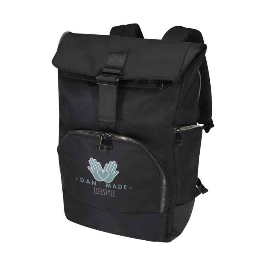 Bullet Rhine 15” GRS recycled rolltop backpack 18L | PrintSimple