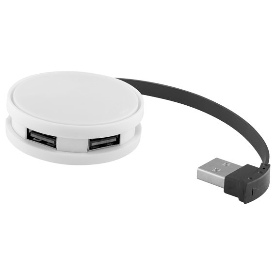 Bullet Round USB hub | PrintSimple