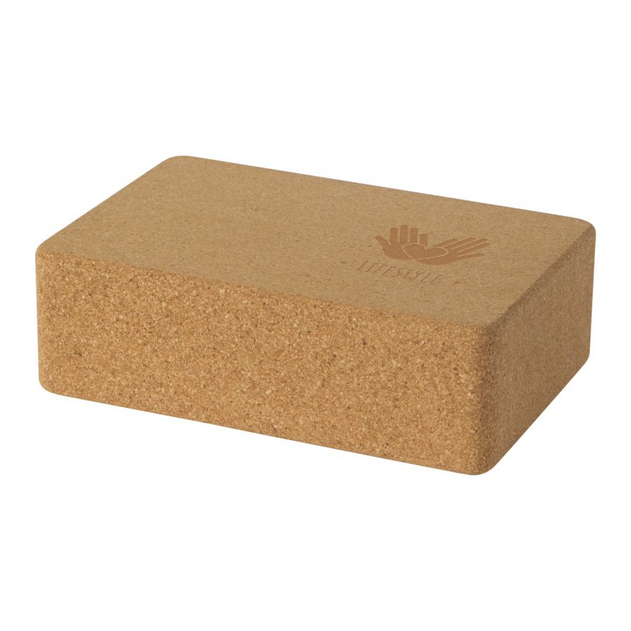 Bullet Trikona cork yoga brick | PrintSimple