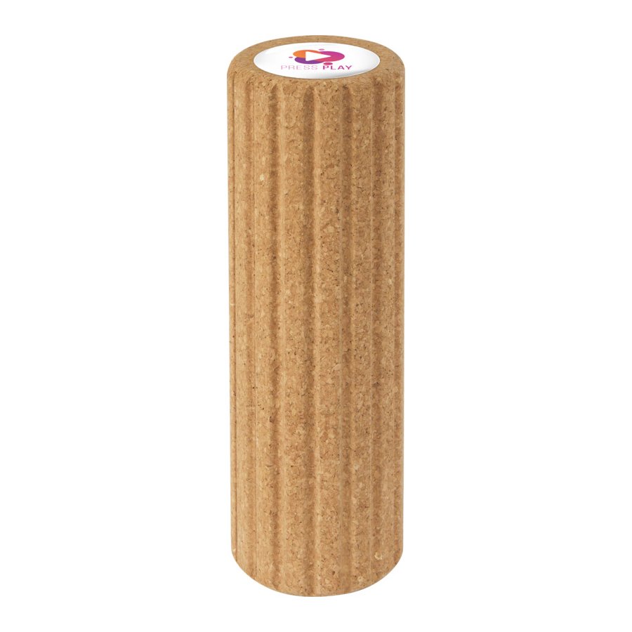 Bullet Trikona cork yoga roller | PrintSimple