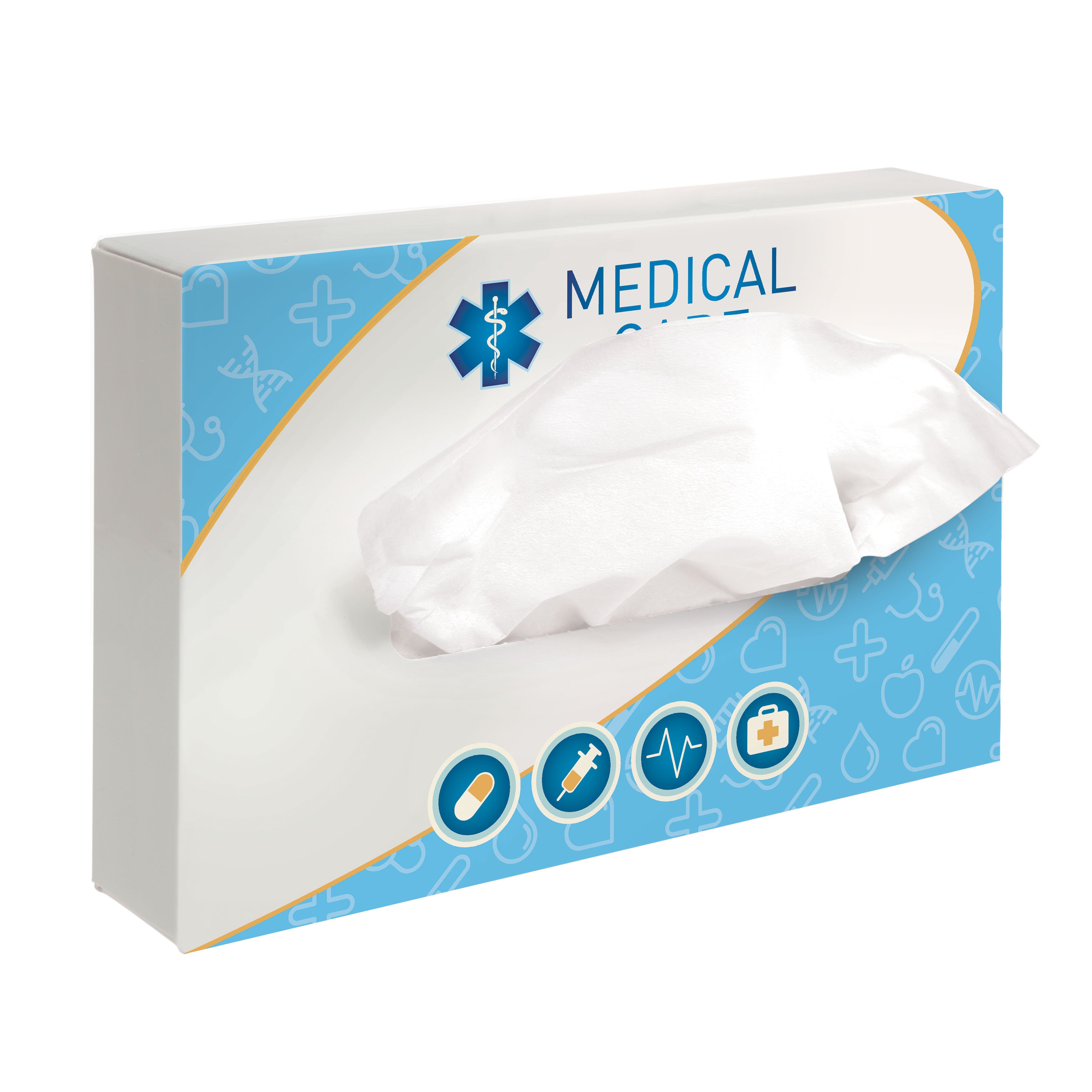 Care & More rectangular tissue box | PrintSimple