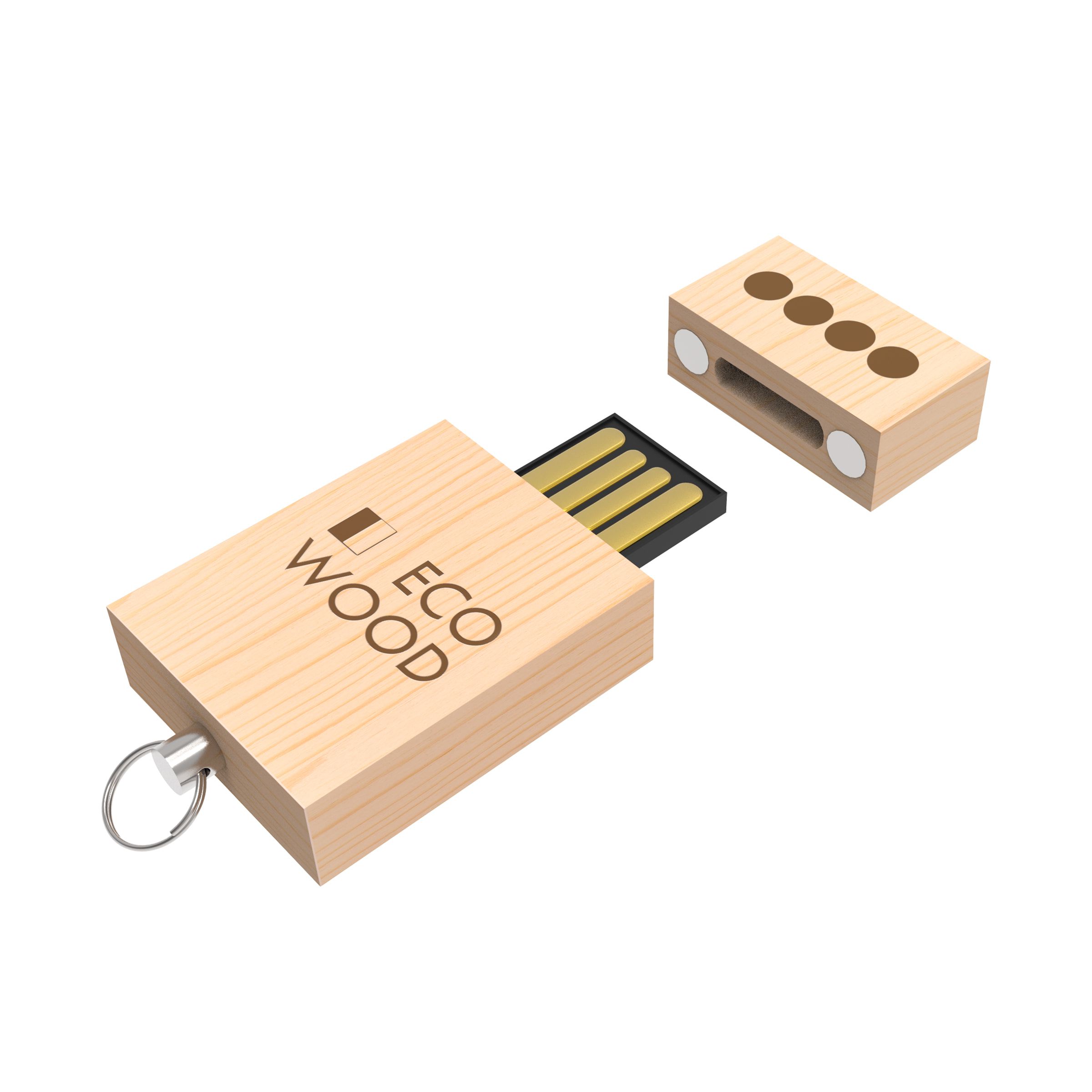 DN USB stick Eco Wood Premium 16 GB | PrintSimple