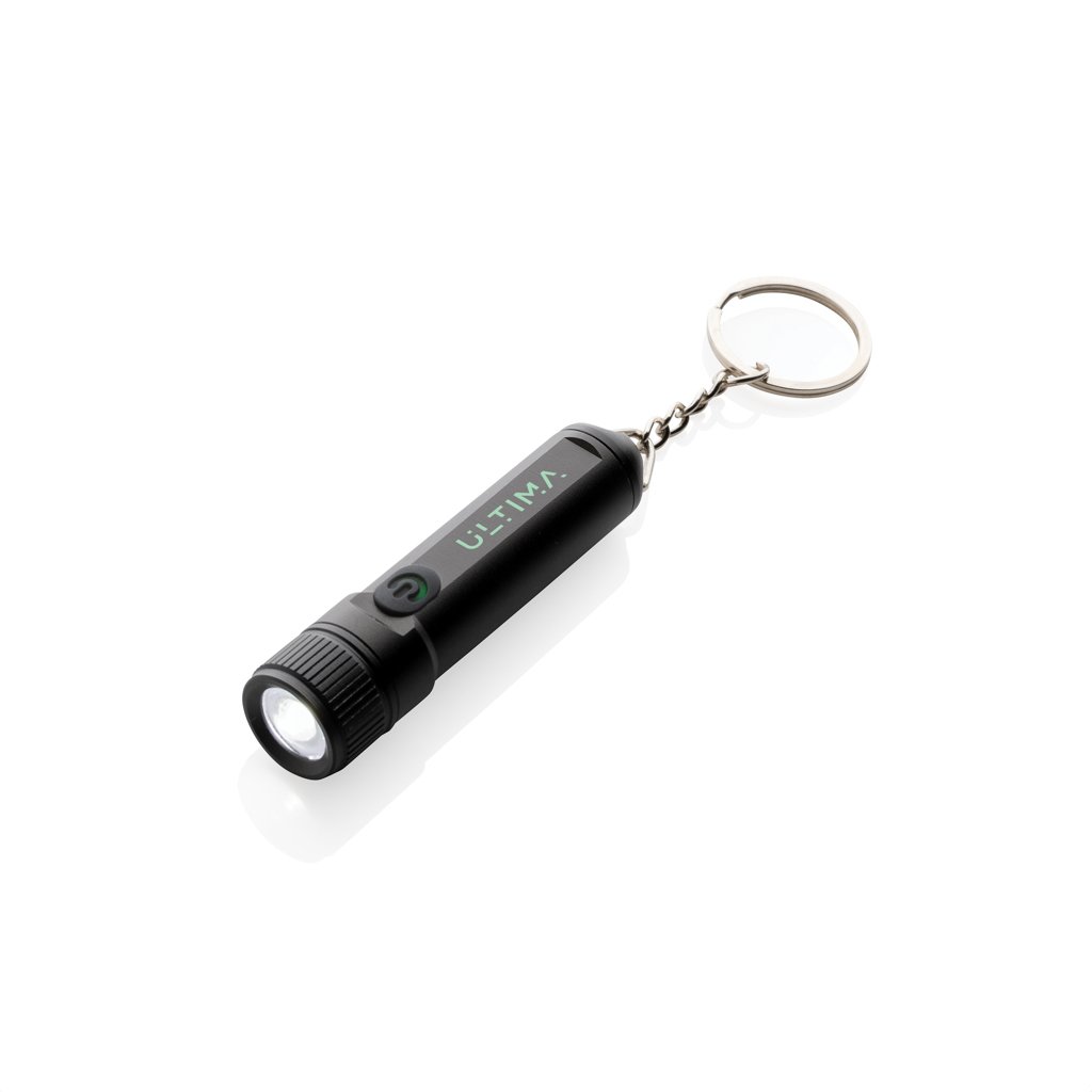 GearX rechargeable ultra bright keychain flashlight | PrintSimple