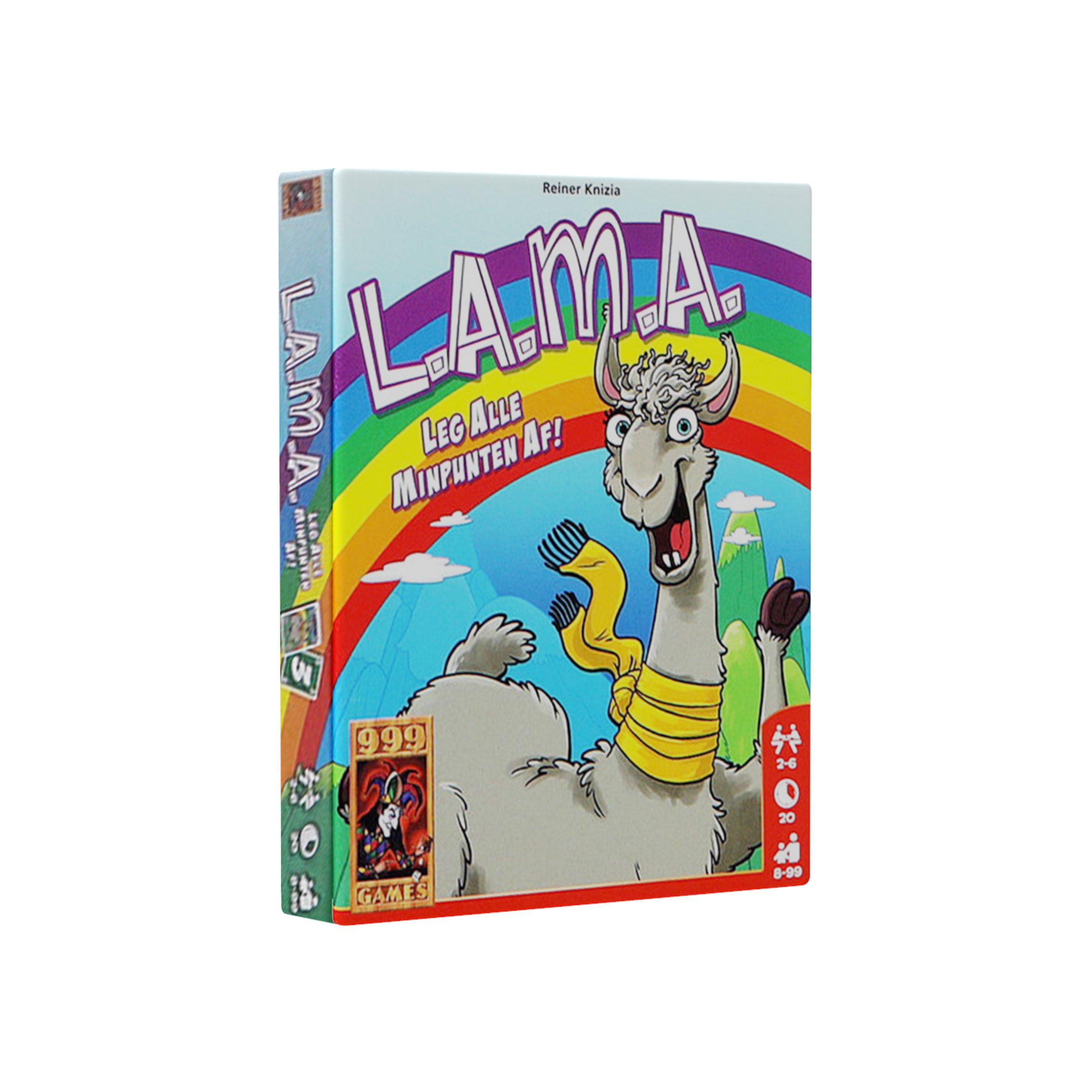L.A.M.A. card game with printed box | PrintSimple