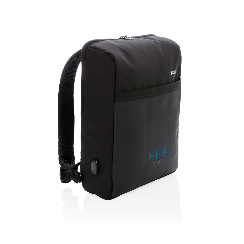 Swiss Peak 15" anti-theft RFID & USB backpack | PrintSimple