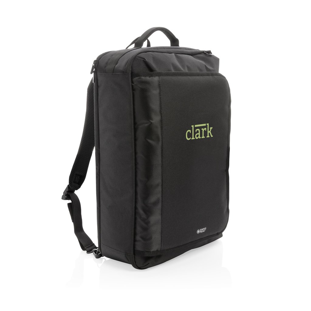 Swiss Peak convertible travel backpack PVC free | PrintSimple