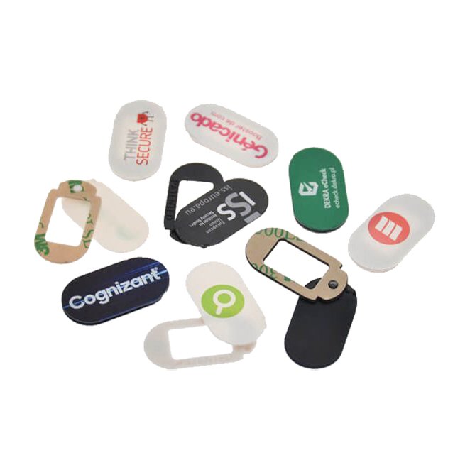 Webcam swivel cover in oval shape | PrintSimple