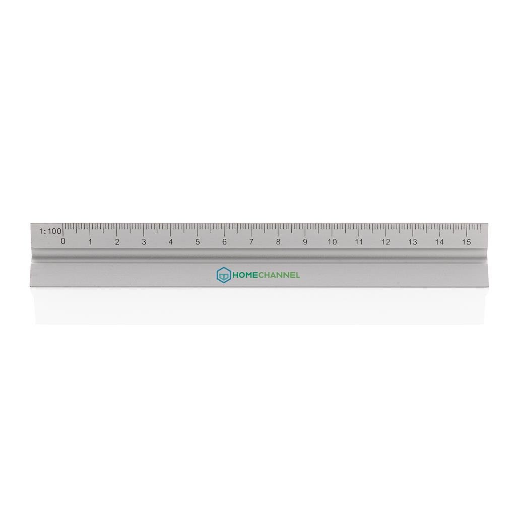XD Collection 15cm aluminum triangular ruler | PrintSimple