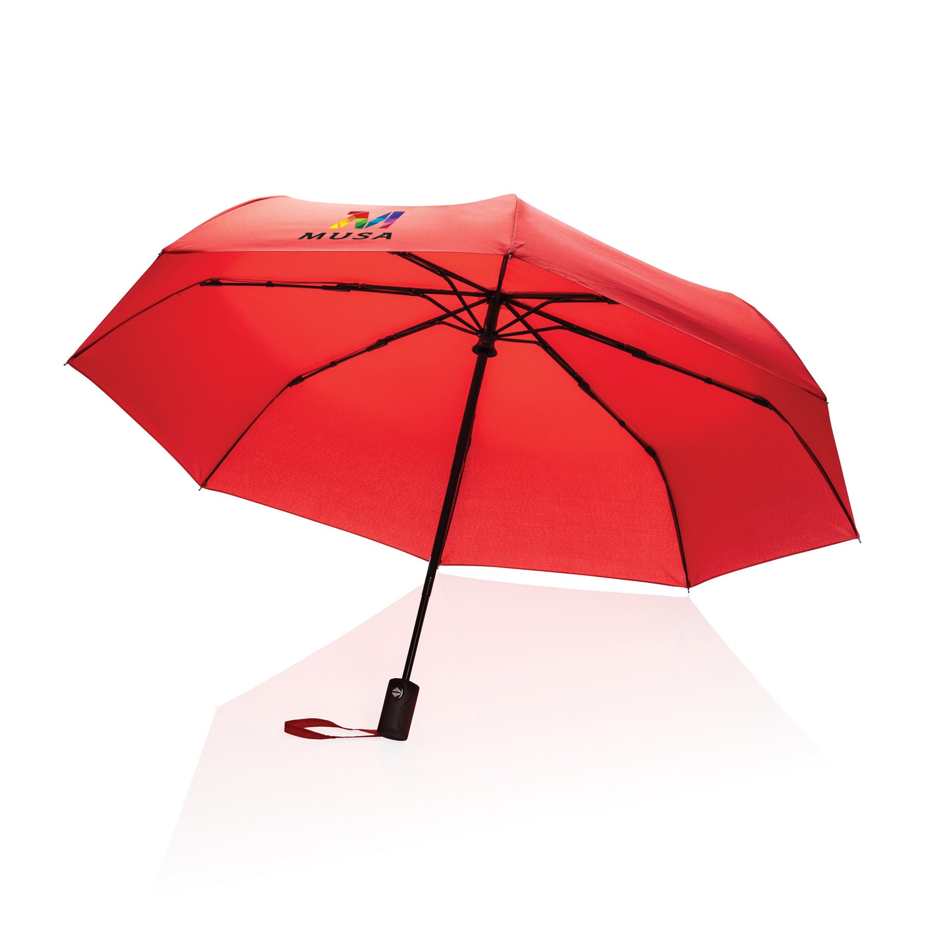 XD Collection 21" Impact AWARE™ RPET 190T auto open/close umbrella ...