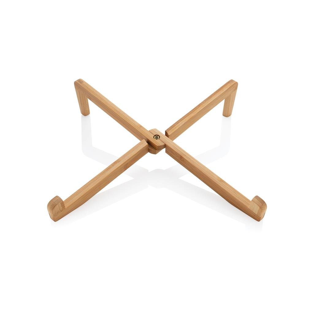 XD Collection Bamboo portable laptop stand | PrintSimple