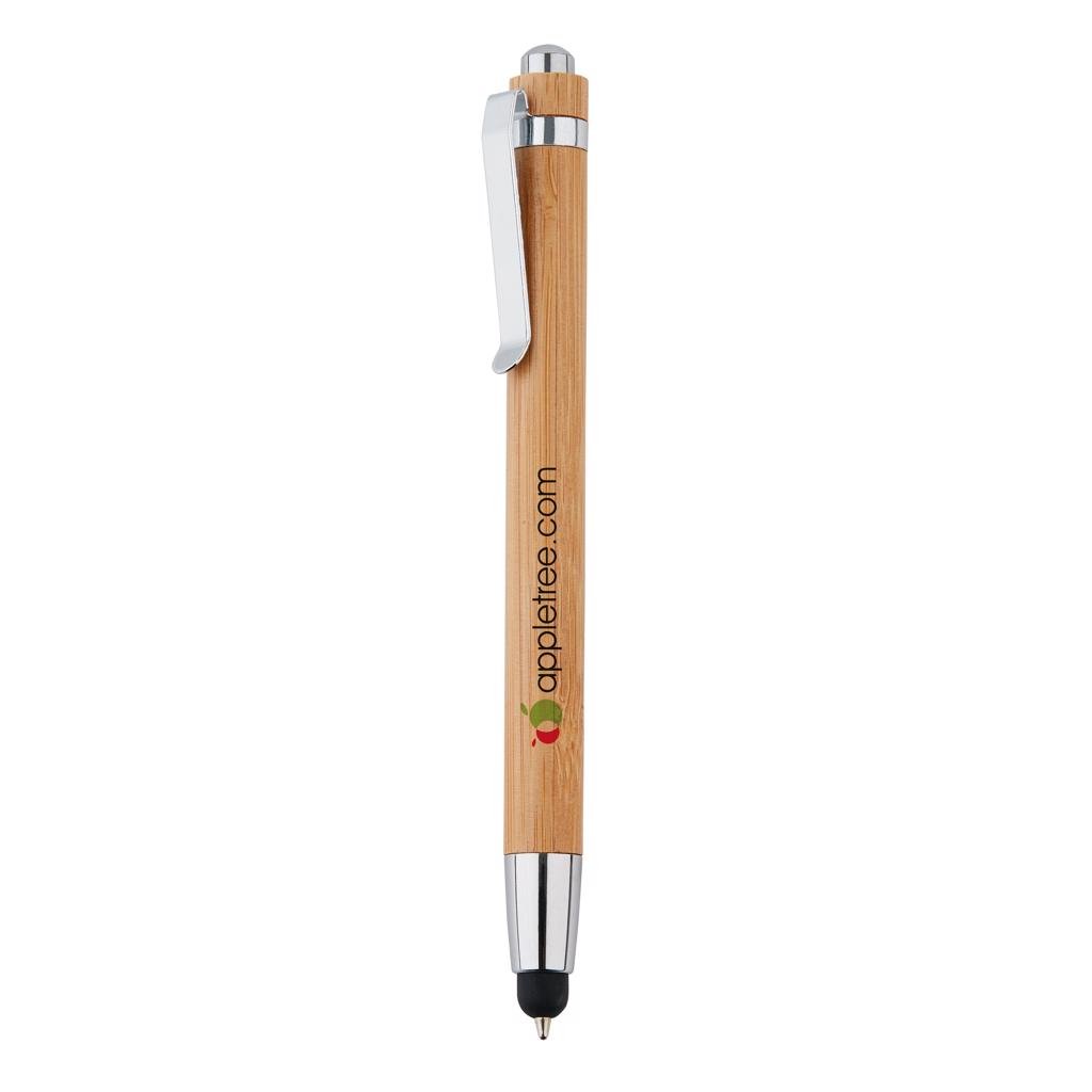 XD Collection Bamboo stylus ballpoint pen | PrintSimple
