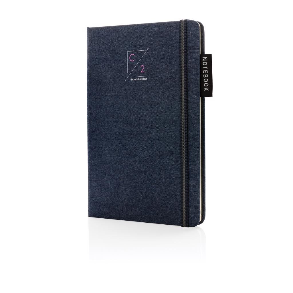 XD Collection Deluxe A5 denim notebook | PrintSimple