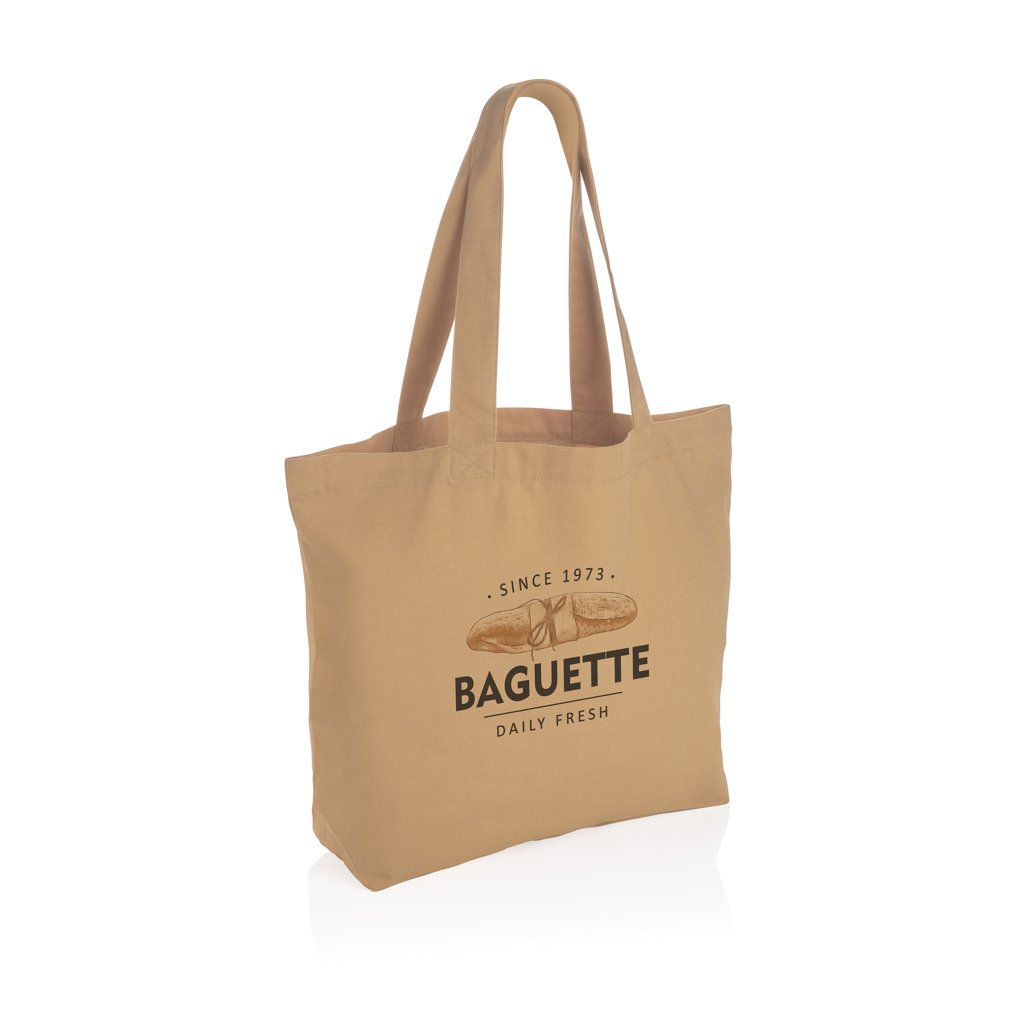 Impact Aware™ 240 gsm rcanvas shopper w/pocket | PrintSimple