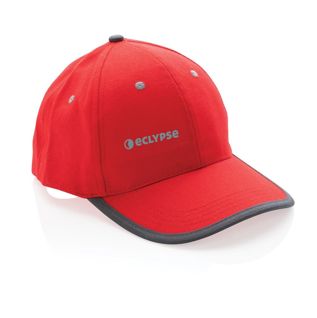XD Collection Impact recycled cotton contrast cap | PrintSimple