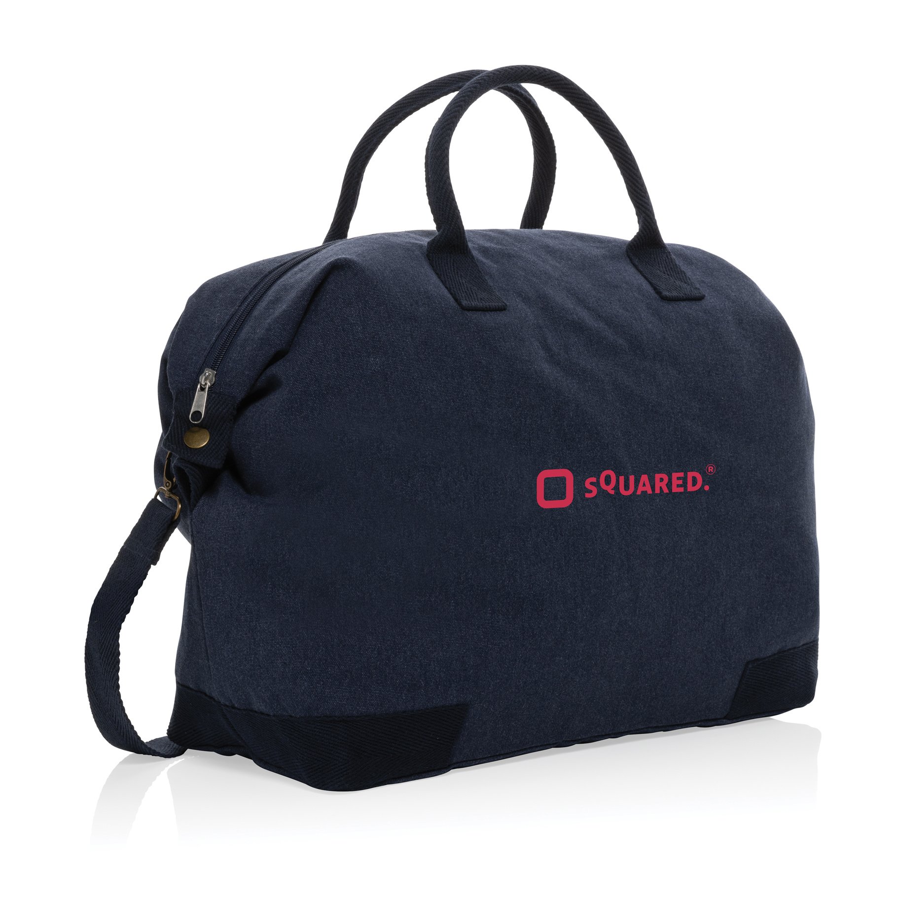 XD Collection Kezar AWARE™ 500 gsm recycled canvas deluxe weekend bag ...