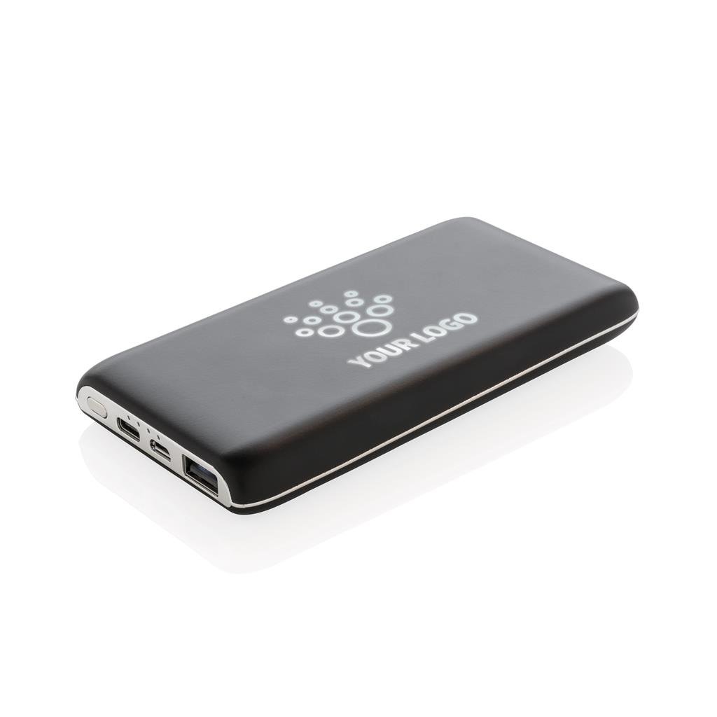 Light up logo - 8.000 mAh wireless power bank | PrintSimple