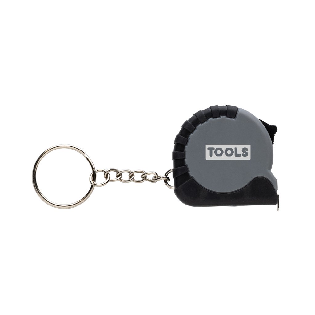 MeasureMate RCS recycled ABS 1 meter tape measure keychain | PrintSimple